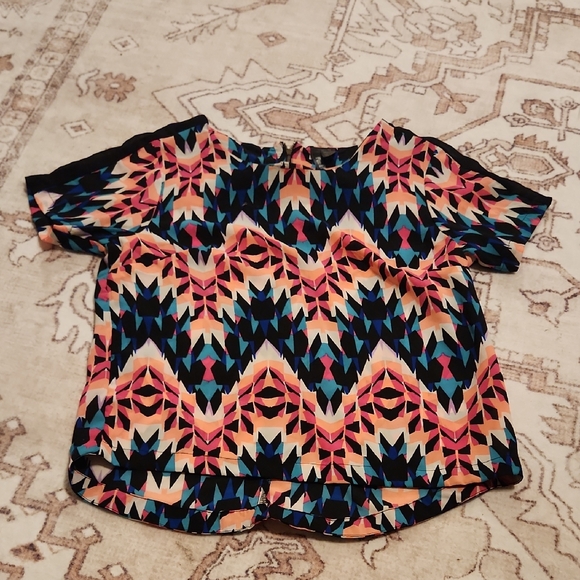 Fun & Flirt | Tops | Abstract Print Blouse | Poshmark